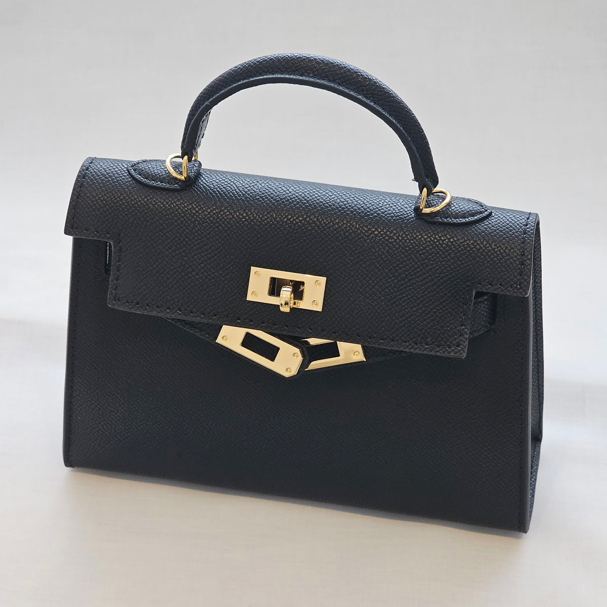 Black Leather Tote Bag I Women's Leather Bag I Safana Jewellery